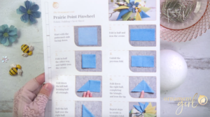 Prairie Point Pinwheel Fabric Folding Cheat Sheet – Bee Happy ...