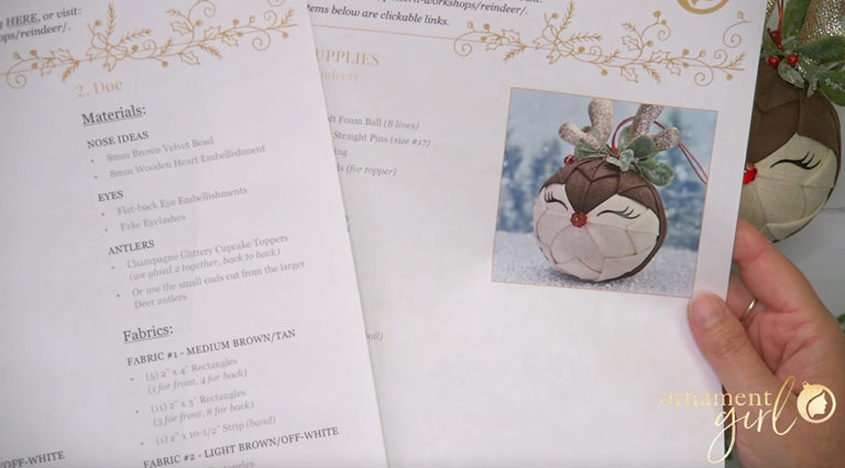 Get the Christmas Reindeer Printable Supply & Planner Sheets – Ornament ...